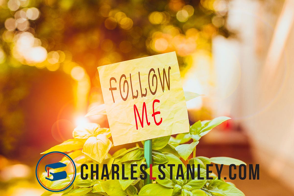 Text sign showing Follow Me. Conceptual photo Inviting a demonstrating ...